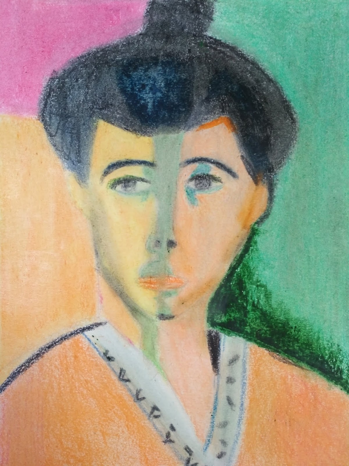 ¡Manualidades del Colegio El Salvador!: La raya verde de Matisse