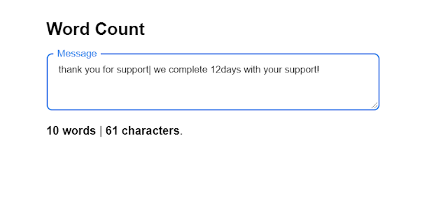 Create Word Counter Using HTML,CSS and JavaScript
