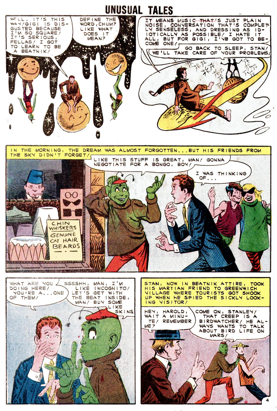 Pappy's Golden Age Comics Blogzine: Number 2450: Beatin' on Beatniks