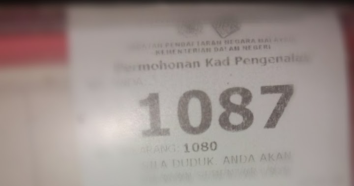 THE SOUL: TUKAR/BUAT IC BARU TAPI CAP IBU JARI ROSAK? NAK KENA BAWA APA ...