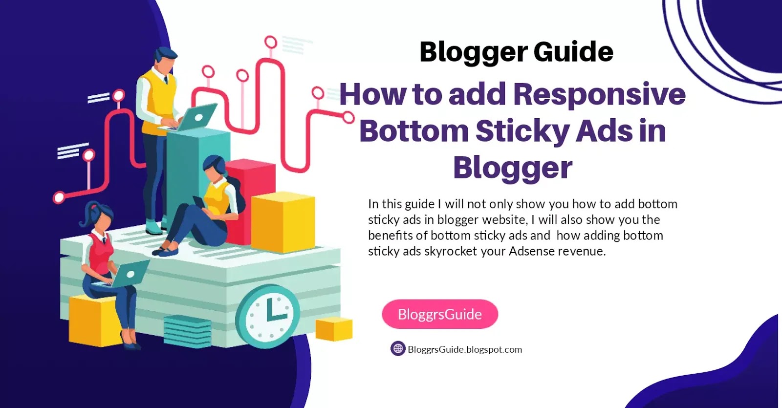 How to add Responsive Bottom Sticky Ads in Blogger