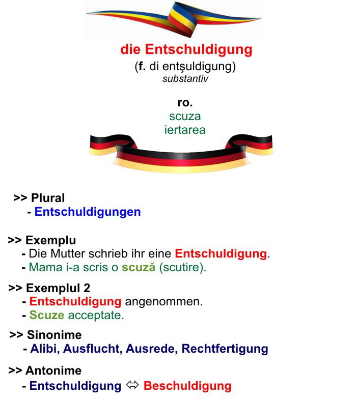Deutsch für alle: die Entschuldigung