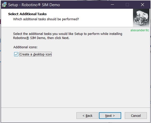 Instalación de Robotino SIM Demo