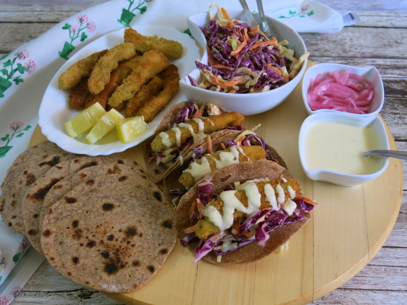 Tomillo, laurel y otras cosas de comer.: TACOS 100% INTEGRALES CON ...