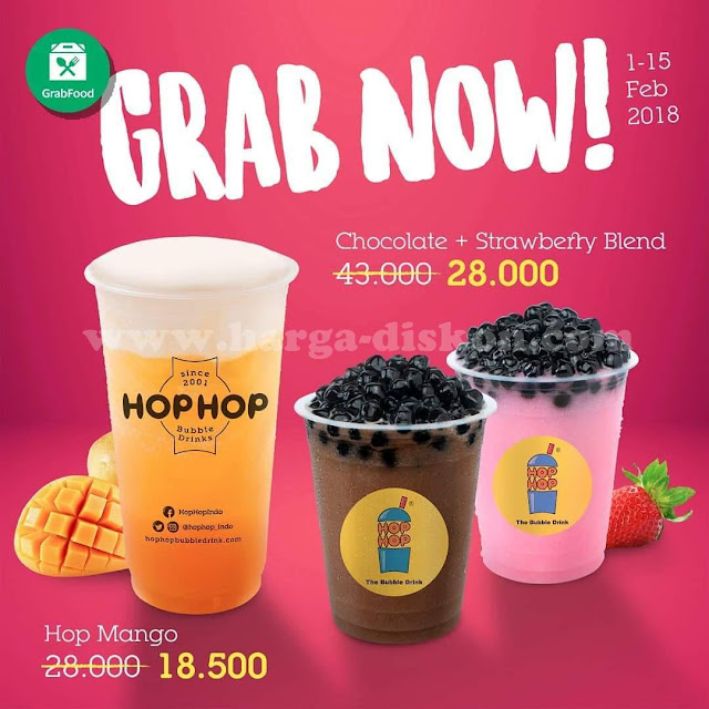 Promo HOP HOP Bubble Drink Terbaru