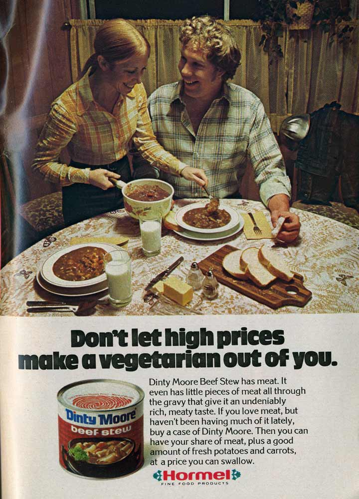 dougsploitation: Random TV GUIDE Ad - Cheap Processed Meat in a Can