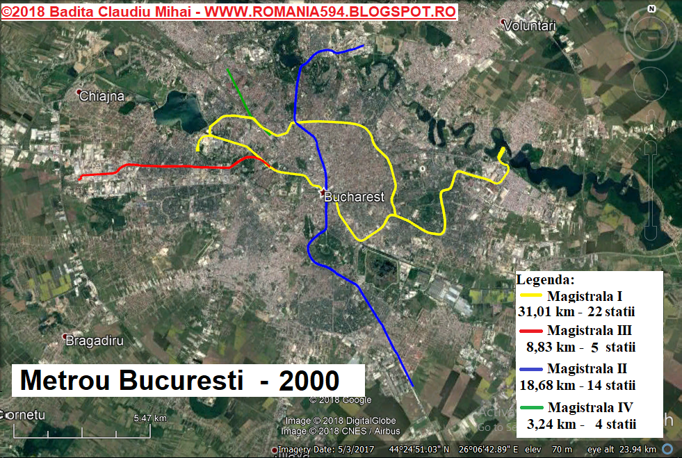 Metroul din Bucuresti - istoria sistemului de transport in subteran.