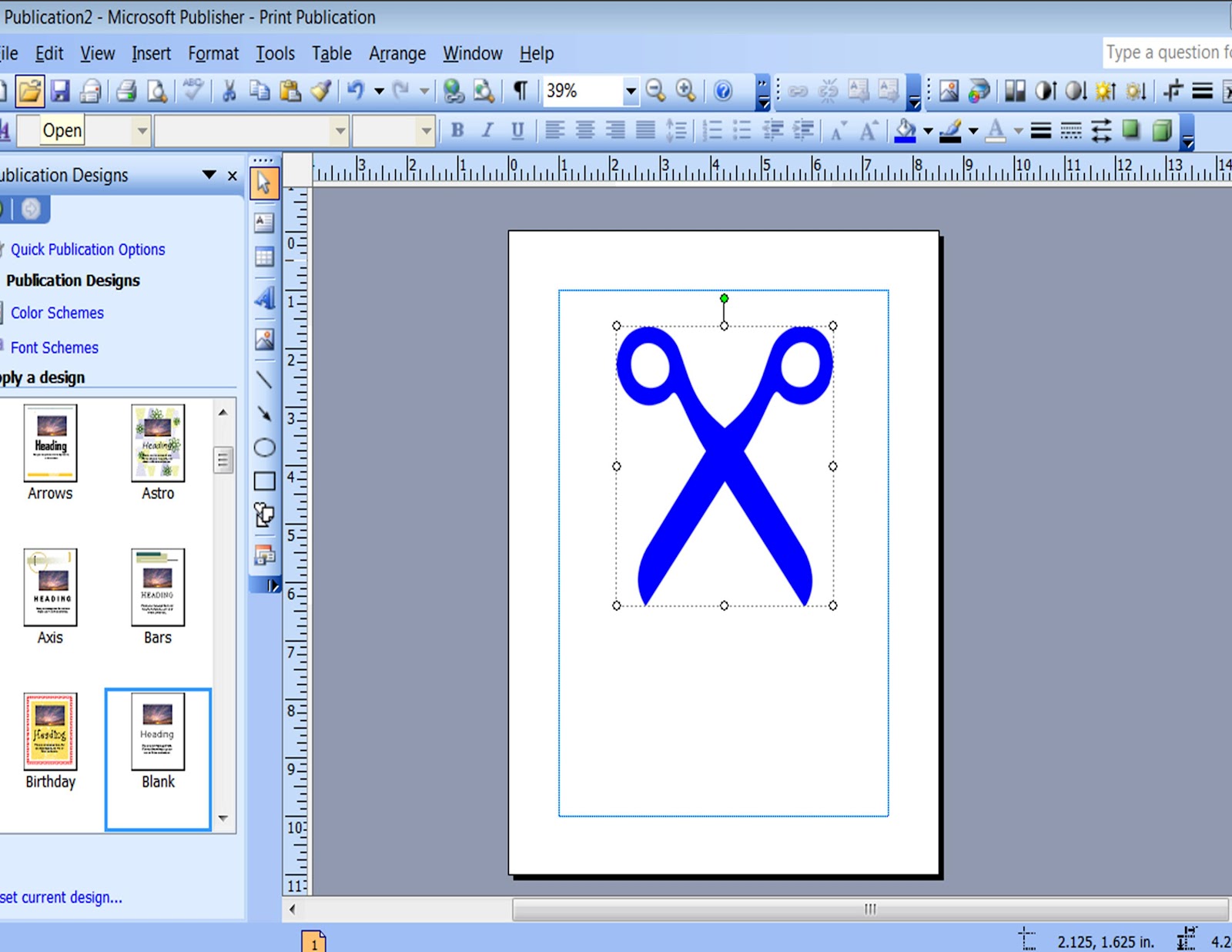 Make Patterned Papers with Shapes and Clipart in Publisher