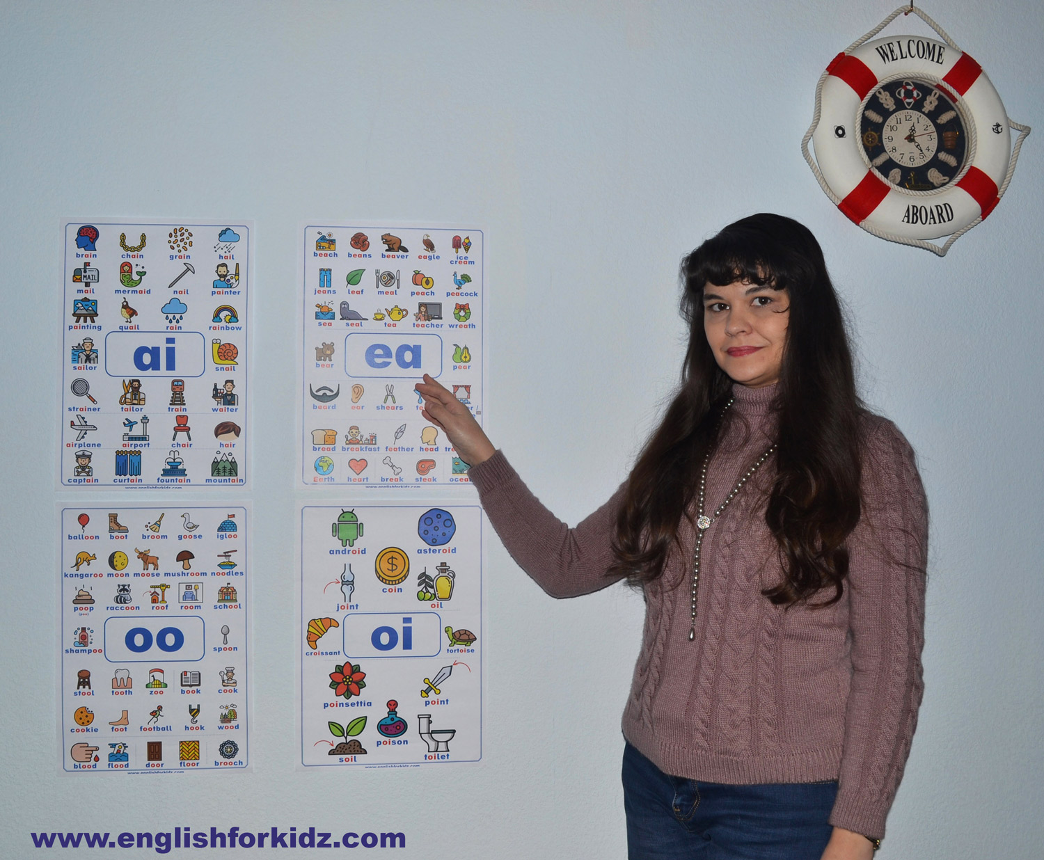 English for Kids Step by Step: Vowel Teams - Printable Posters