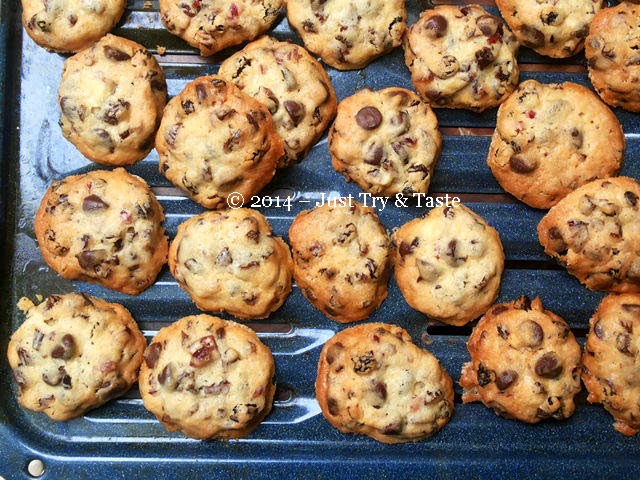 Kue Kering Kismis dengan Choco Chips - Cookies dengan rasa nano-nano ...