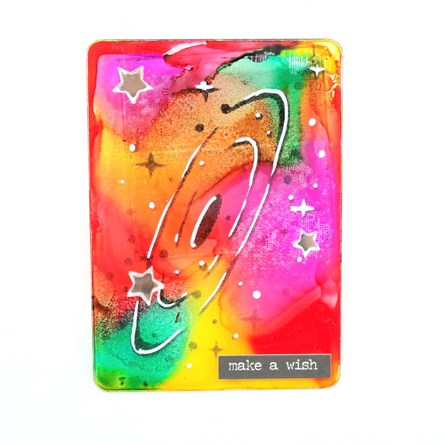 Acrylic Galaxy Artist Trading Card Set - Creative Embellishments