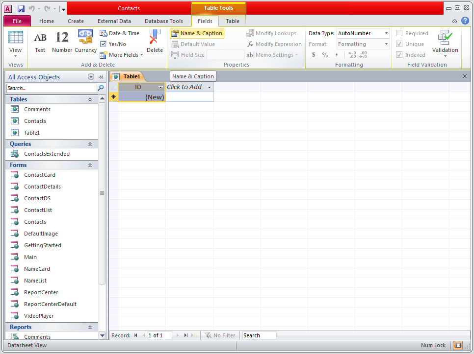 Access Database Services ~ MICROSOFT TECHNOLOGY