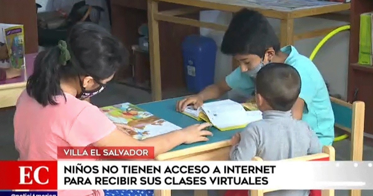 Niños no tienen acceso a internet para recibir clases virtuales en ...