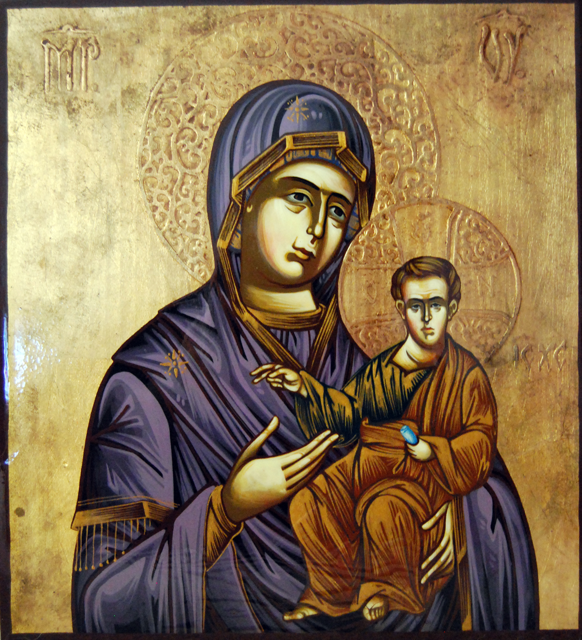 ICOANEBIZANTINE: Maica Domnului cu pruncul
