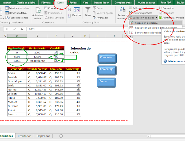 Fórmulas Avanzadas en Excel: Validación