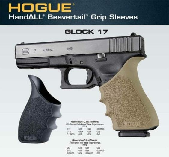 Ronin Tactical's New Site: Hogue HandAll Beavertail Grip Sleeve GLOCK ...