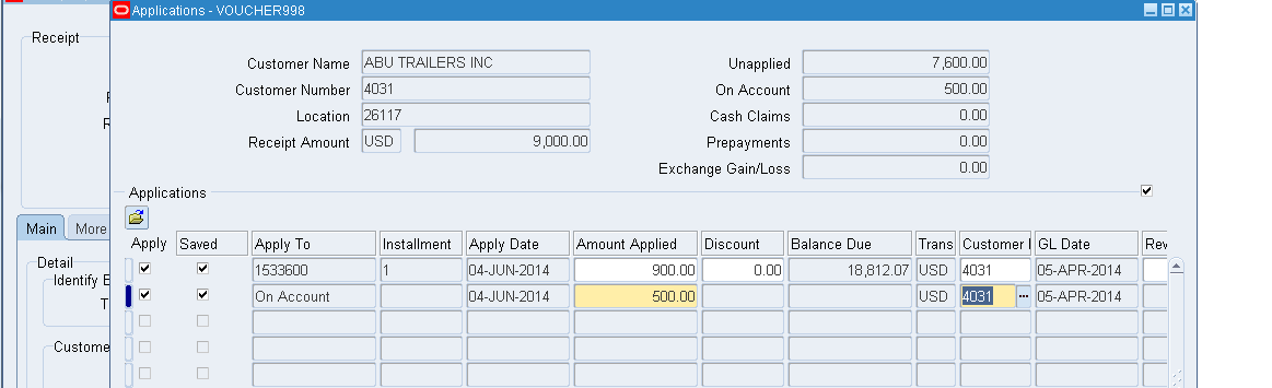 AR Receipts : Receipt Creation Tutorial by Pranay Tiwari