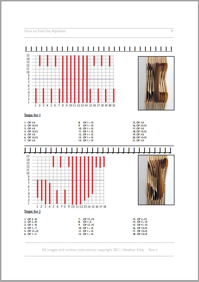 How to Fold Block Alphabet Letters