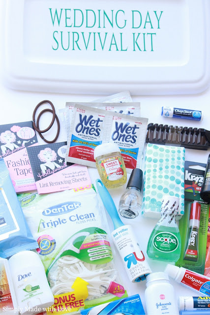 simply made with love: Wedding Day Survival Kit