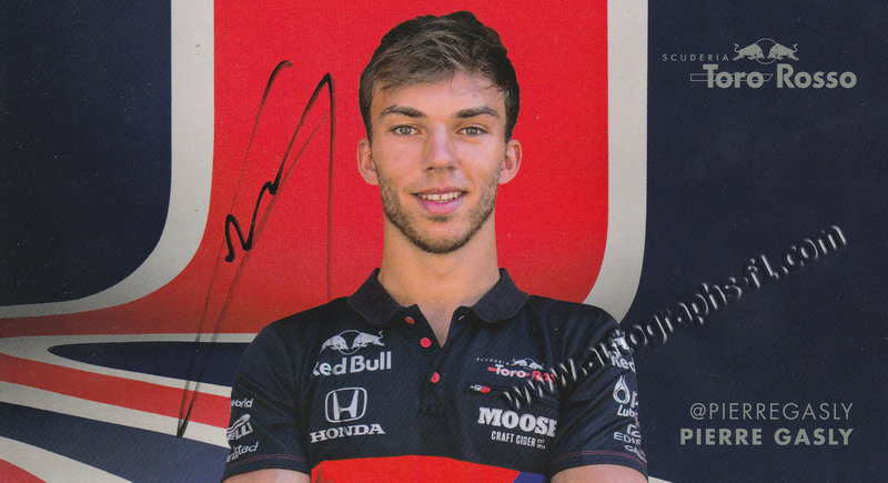 Autographs-F1: Pierre GASLY