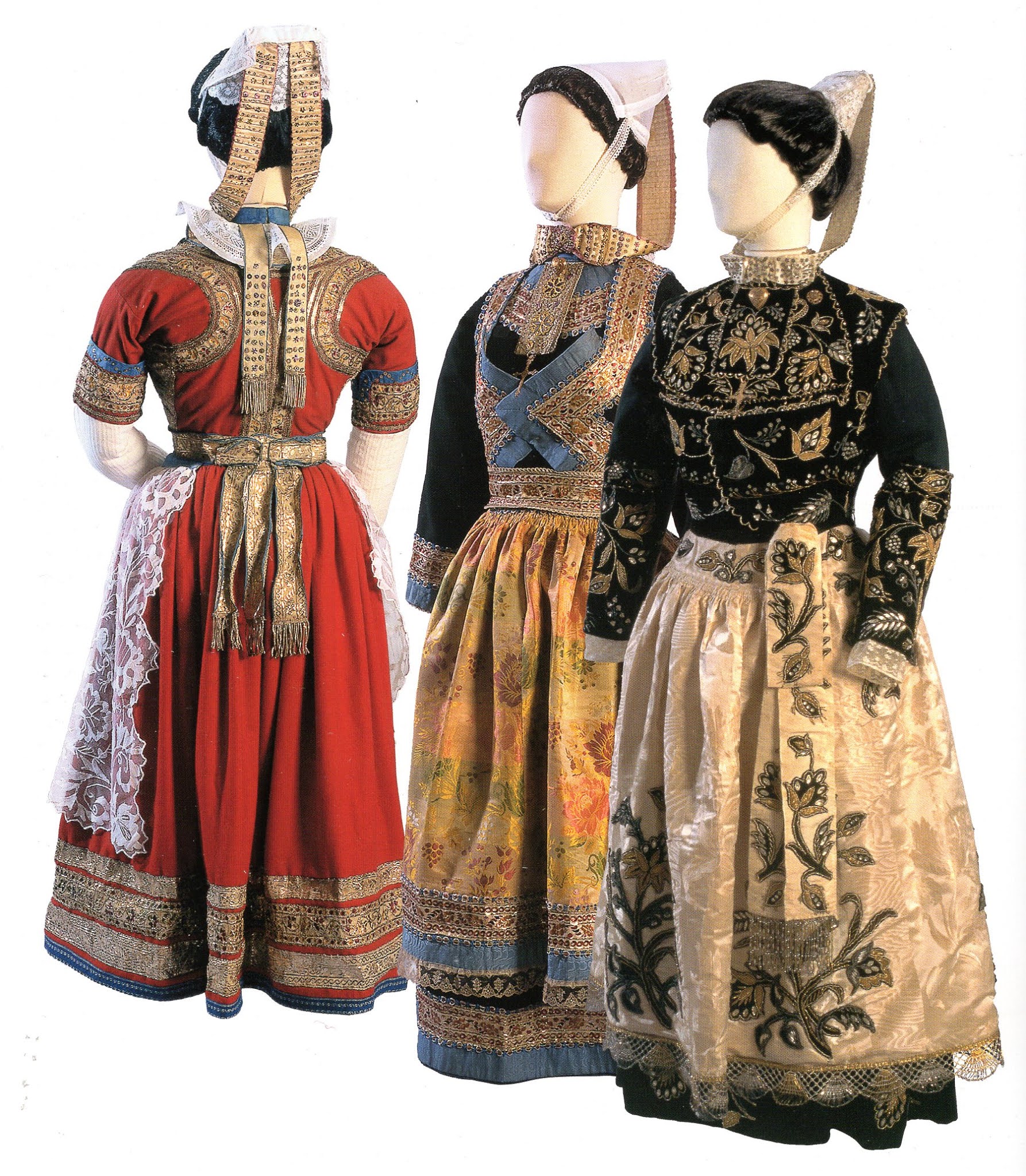 FolkCostume&Embroidery: A Closer View of Breton Costumes part 3 ...