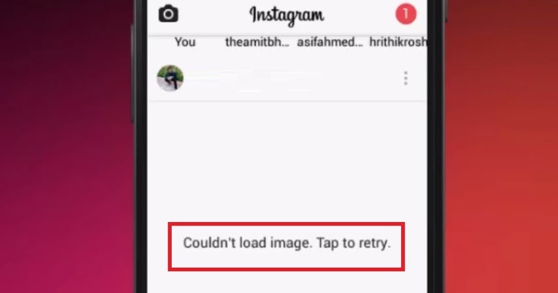 Instagram loading failure How to fix it?