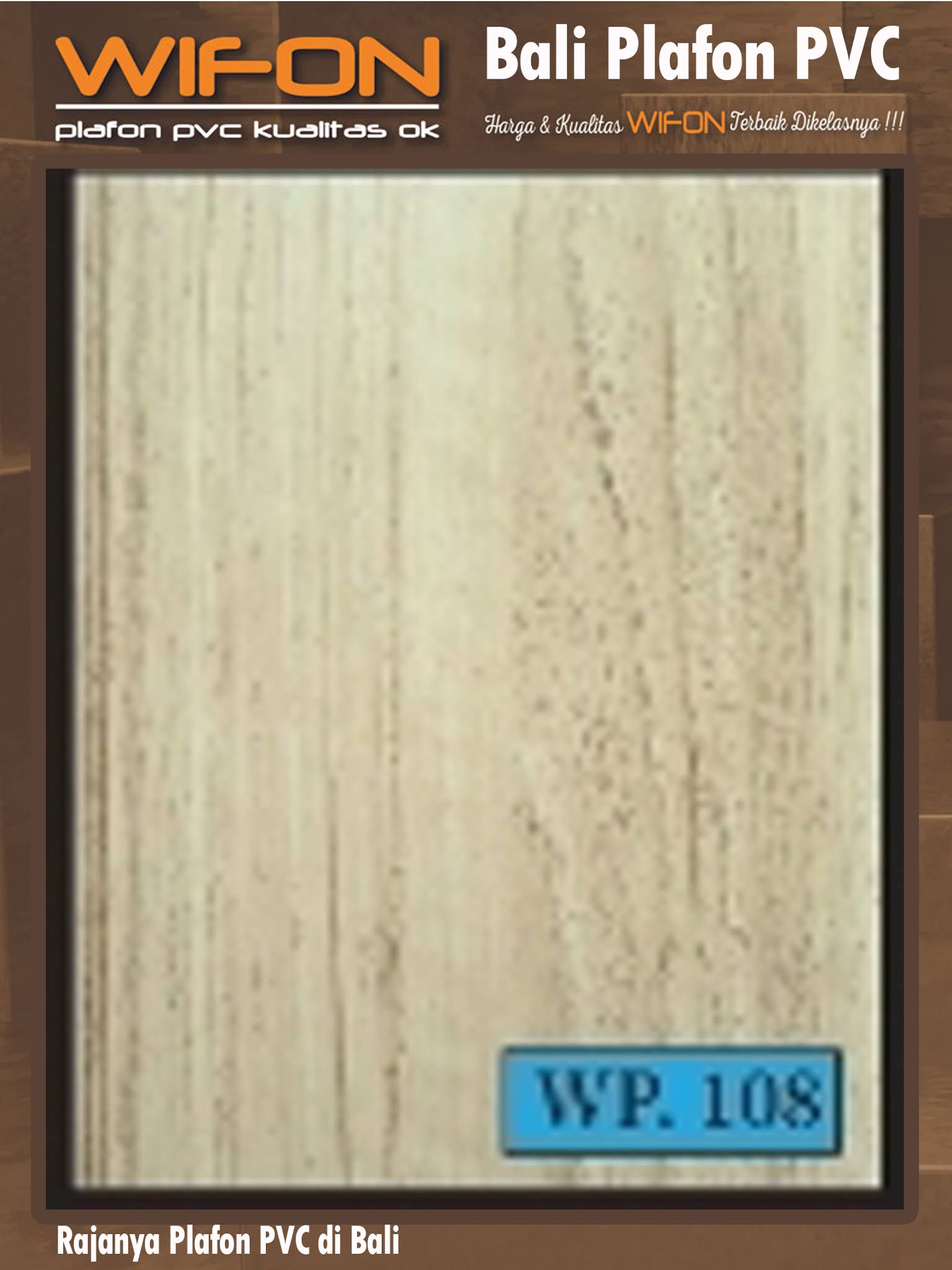 BALI PLAFON PVC: WIFON PLAFON