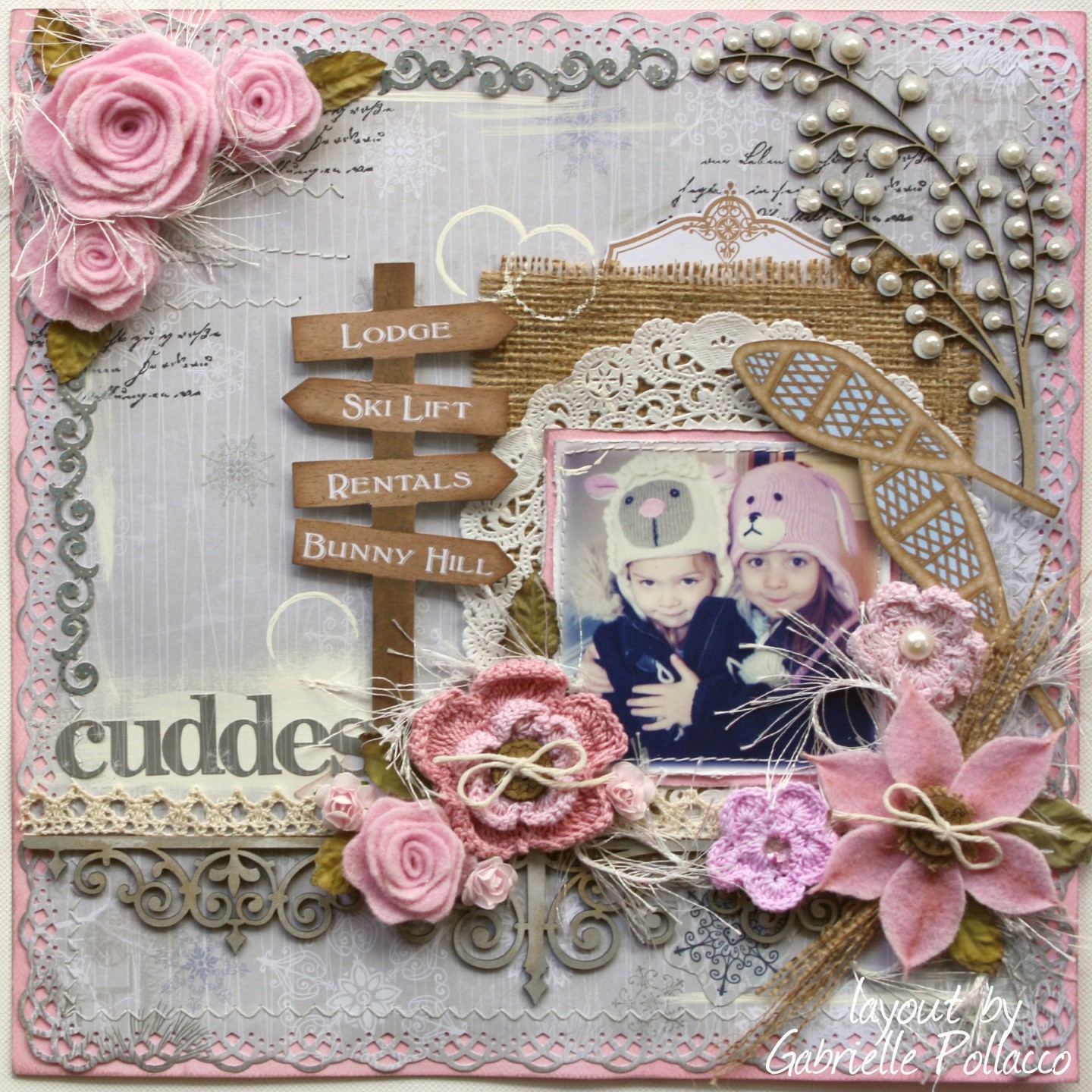 Such a Pretty Mess: Technique Tuesday with Bo Bunny! Felt Bloom Tutorial!!