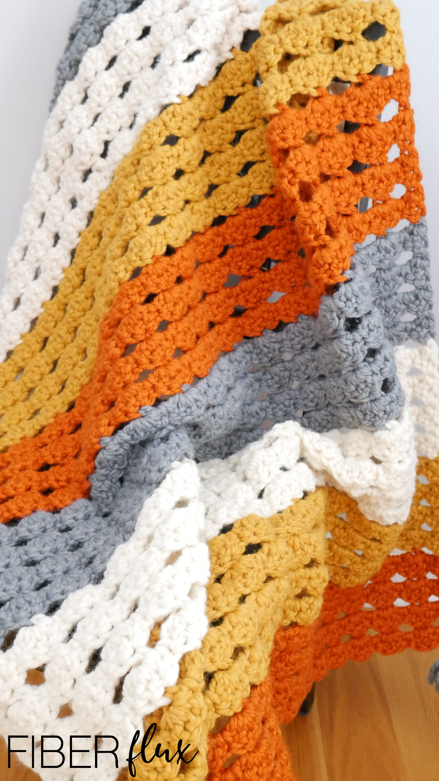 Fiber Flux: 2020 Fall CAL, Week 2: Autumn Textures Blanket
