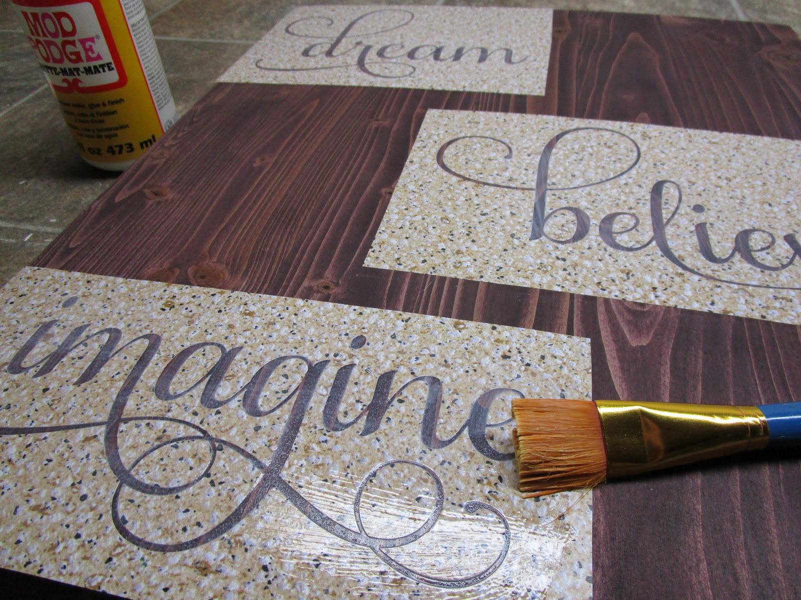 Northwoods Attic: How to Create a Painted Wood Sign with Glitter Heat Transfer Vinyl Tutorial