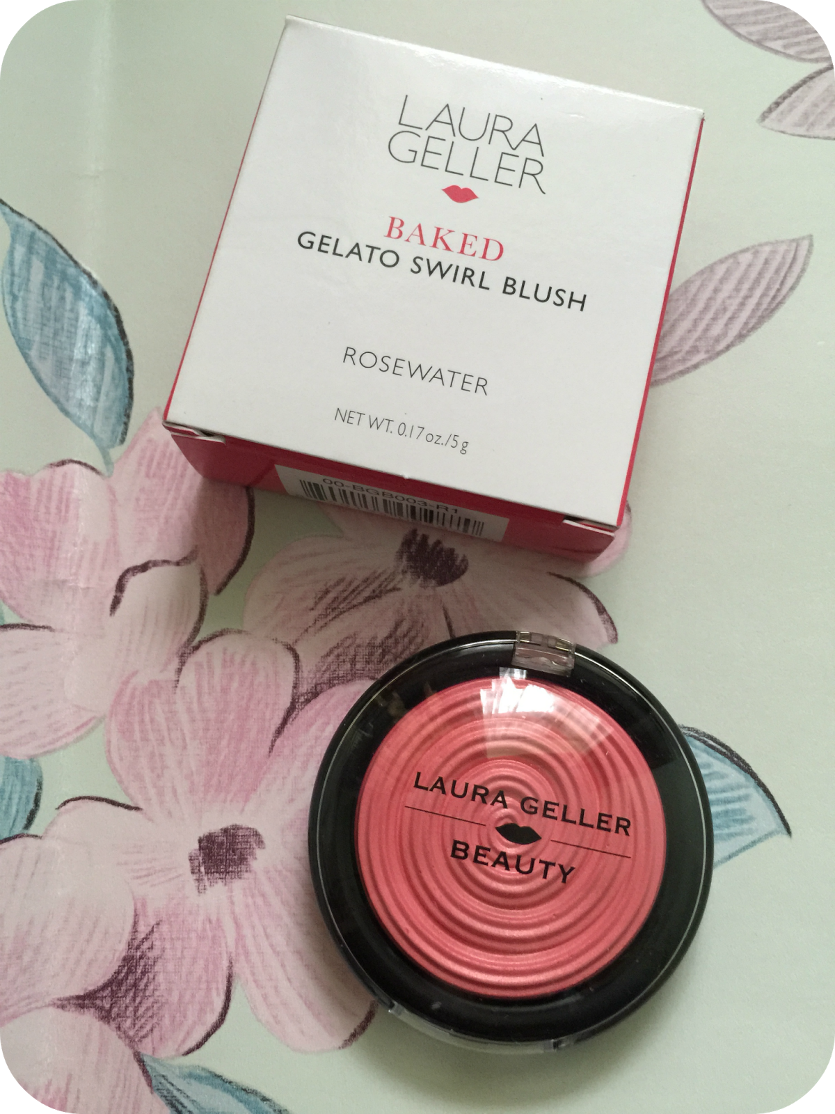 Laura Geller Baked Gelato swirl blusher Rosewater review