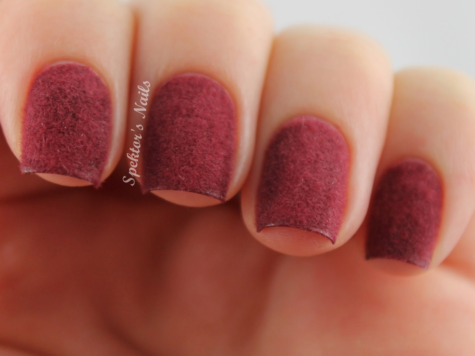 Spektor's Nails: Flocking Velvet Powder Nails