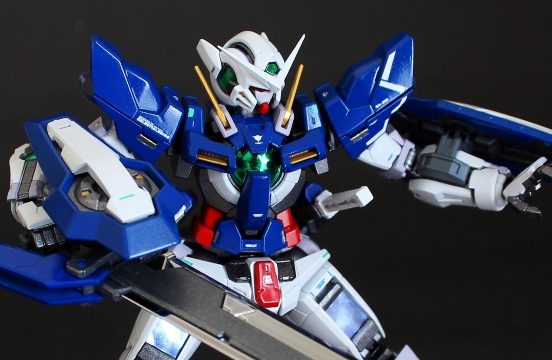 Painted Build: RG 1/144 Gundam Exia "Metal Build Exia 10th Anniversary ...