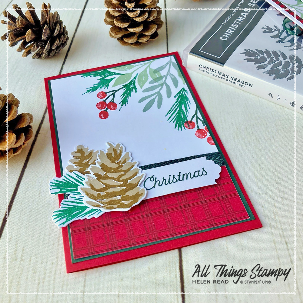All Things Stampy: Four cards in one using Christmas Season