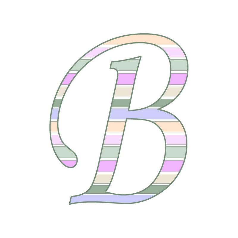 GRANNY ENCHANTED'S BLOG: "Pastel Stripes" JPG Free Capital Scrapbook ...