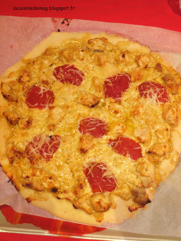 La Cuisine de Mag: Pizza poulet curry