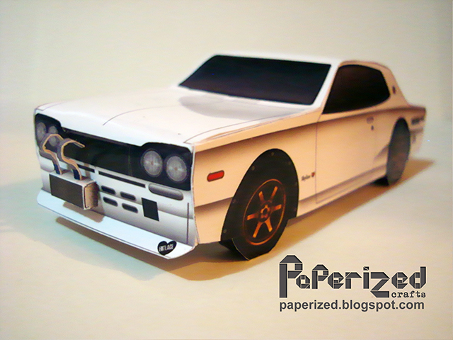 Fatlace Hakosuka Skyline Paperized | Paperized Crafts