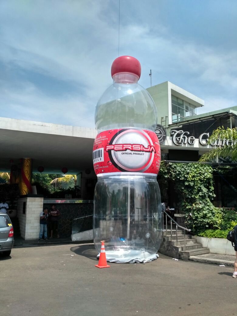 KREASI BALON: Balon Karakter Produk Botol