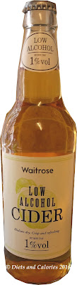 Waitrose low alcohol cider