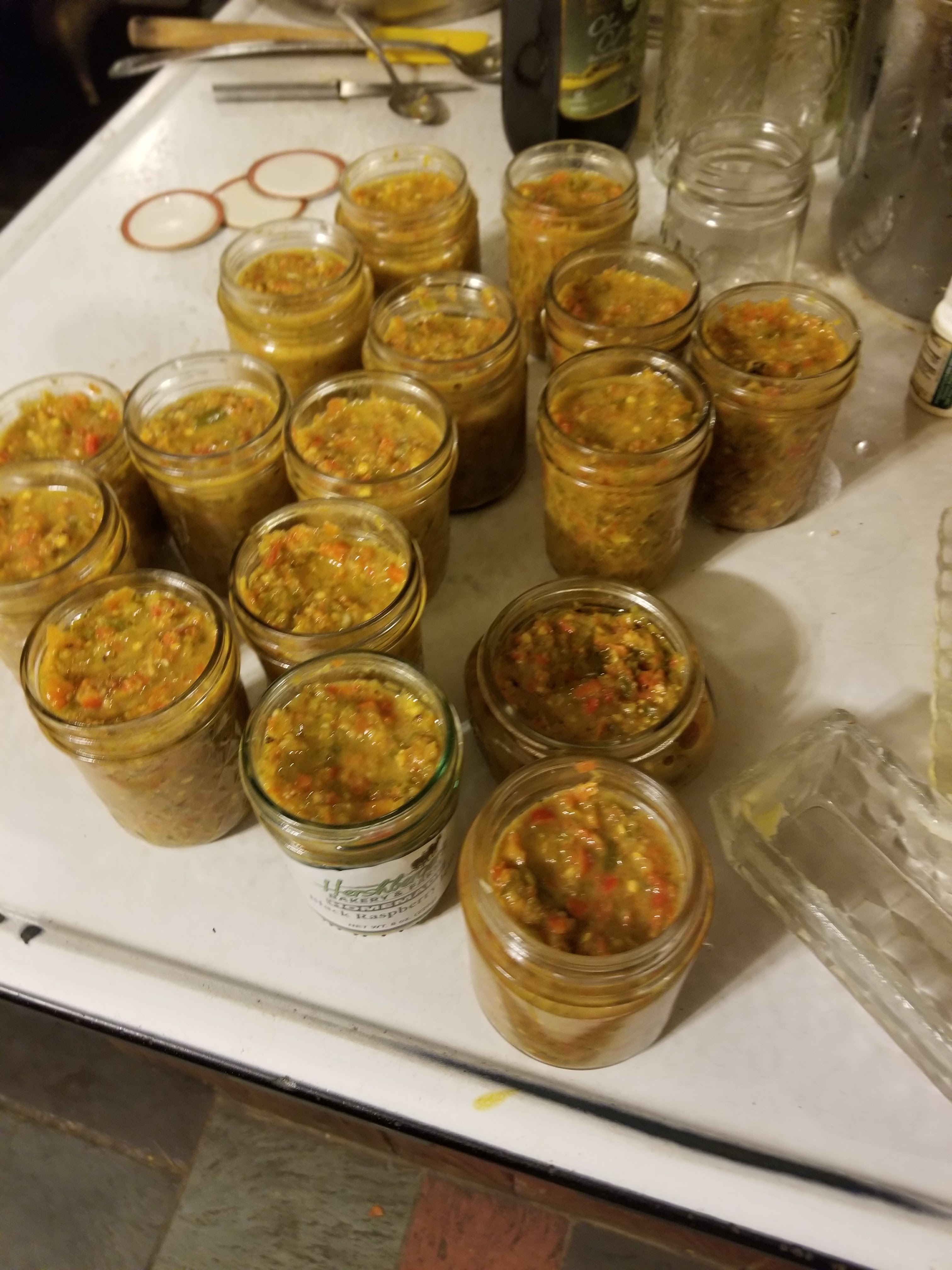 Making Hot Pepper Butter!