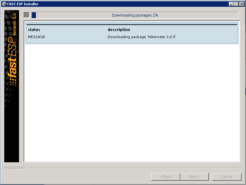 Protean Career: How to install FAST ESP in Windows