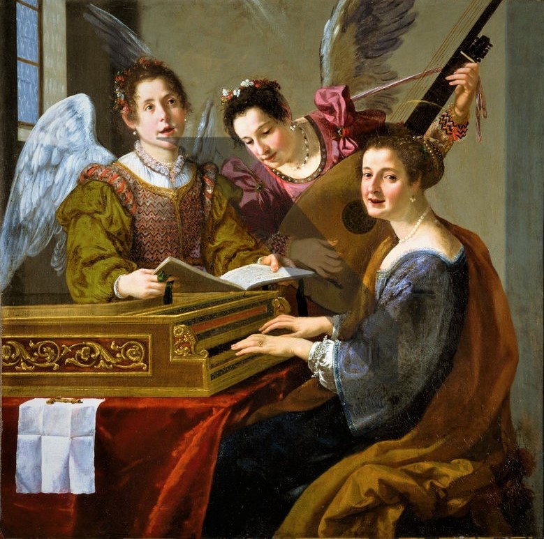 Ad Imaginem Dei: "Hail Bright Cecilia!" -- Great Patroness of Harmony