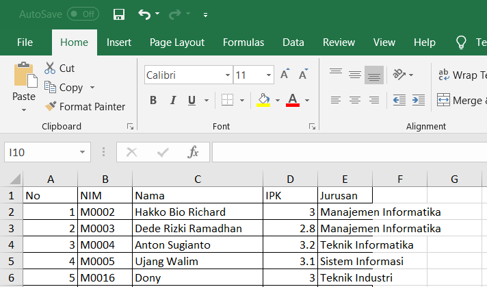Import data excel ke MySQL dengan phpspreadsheet di PHP - Hakko Blog's