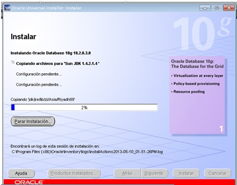 Oracle DBMS: Instalación en Windows 7