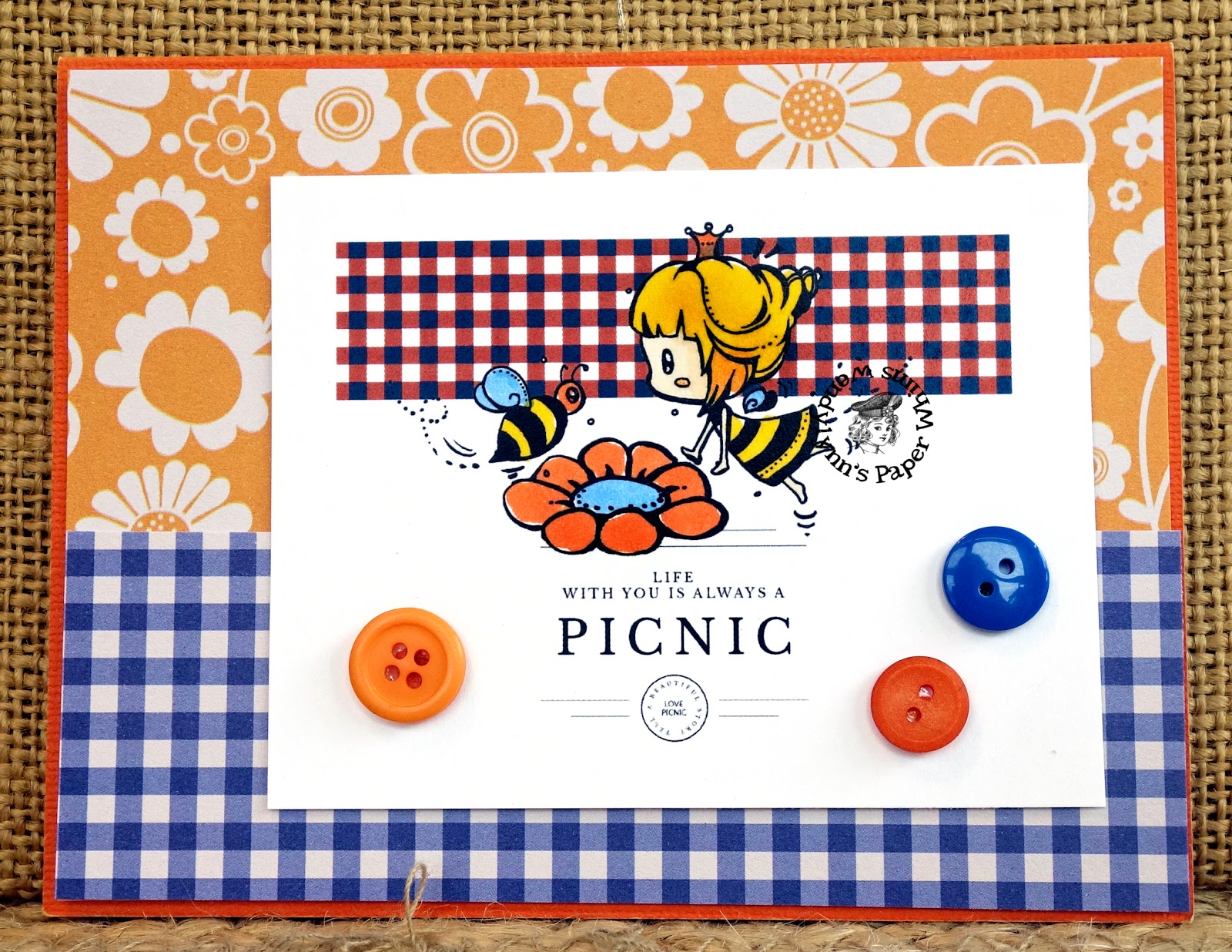 Wendylynn's Paper Whims: Picnic Card