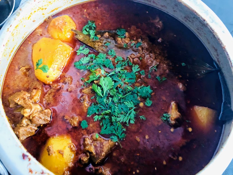 Mutton Rara ( Mutton pieces cooked in minced mutton gravy )