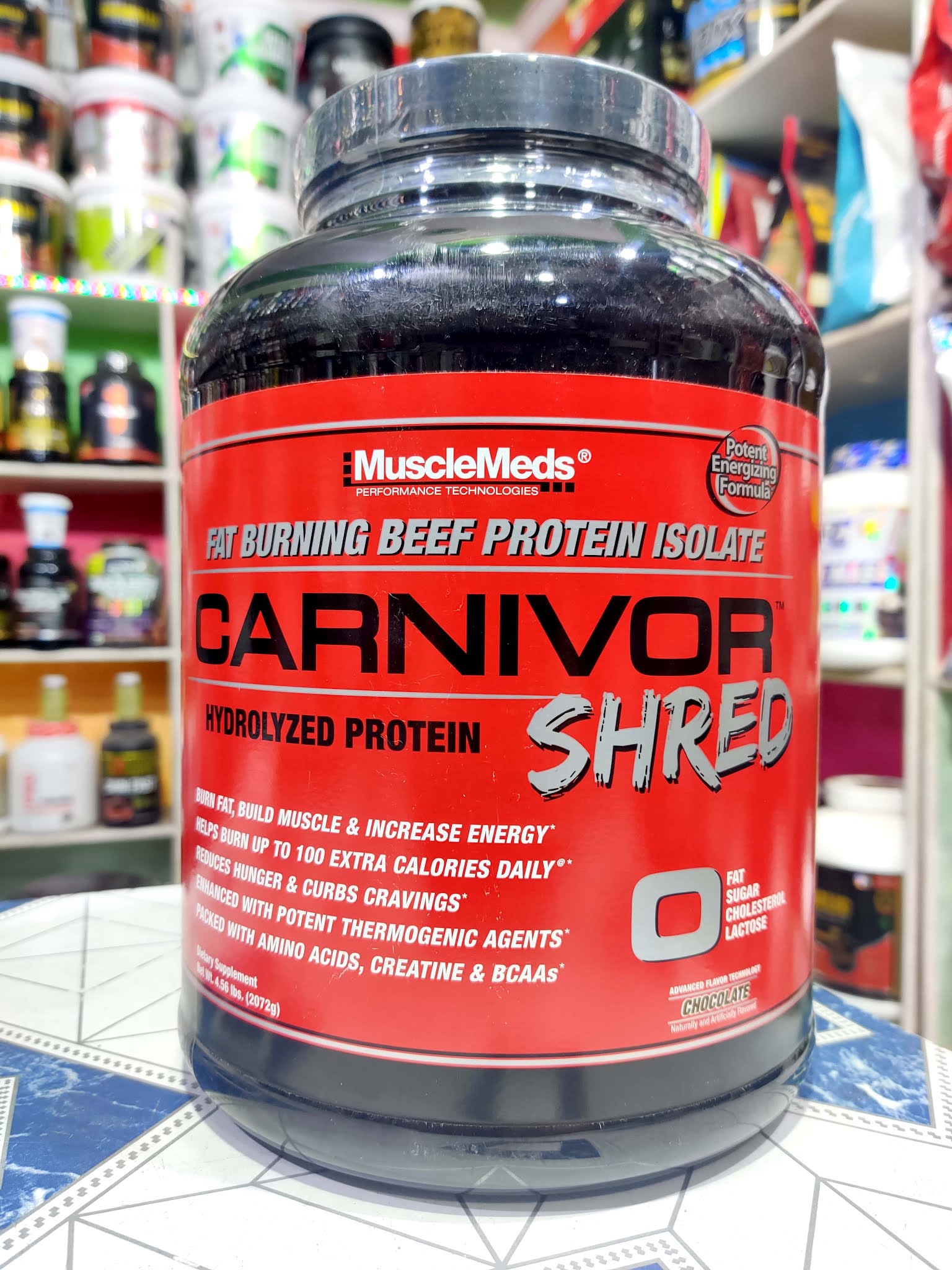 Muscle Meds Carnivor Shred Protein , 4 Lbs 56 Servings - NCRFS