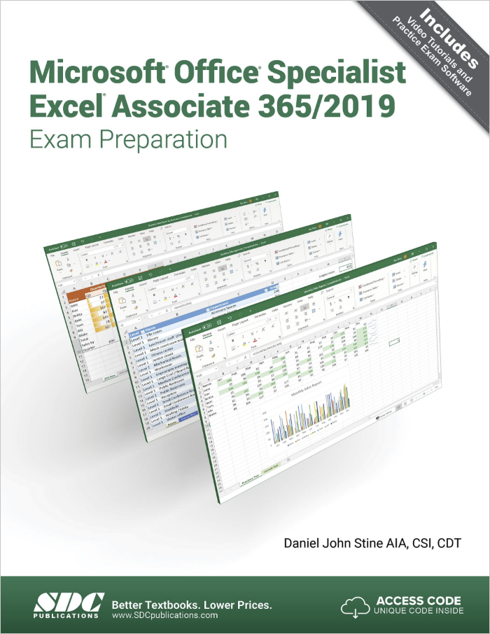 BIM Chapters: New Book: Microsoft Office Specialist Excel Associate 365 ...