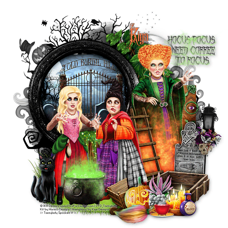 Kiya Designs: New Hocus Pocus Animations!
