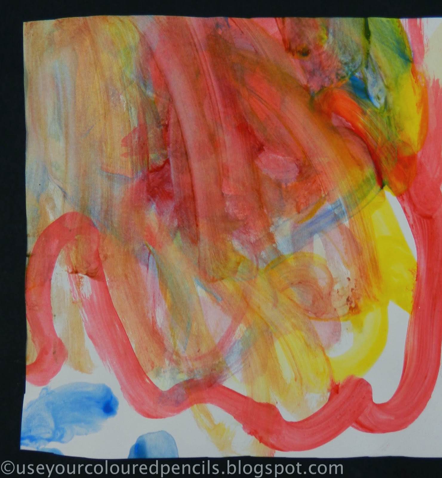 Use Your Coloured Pencils: Abstract Paintings